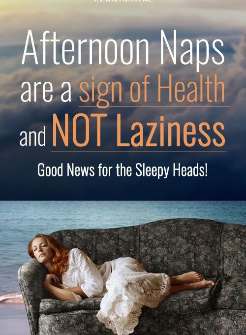 Afternoon Naps: A Sign of Healthiness, Not Laziness – Rebekah Lee Ives