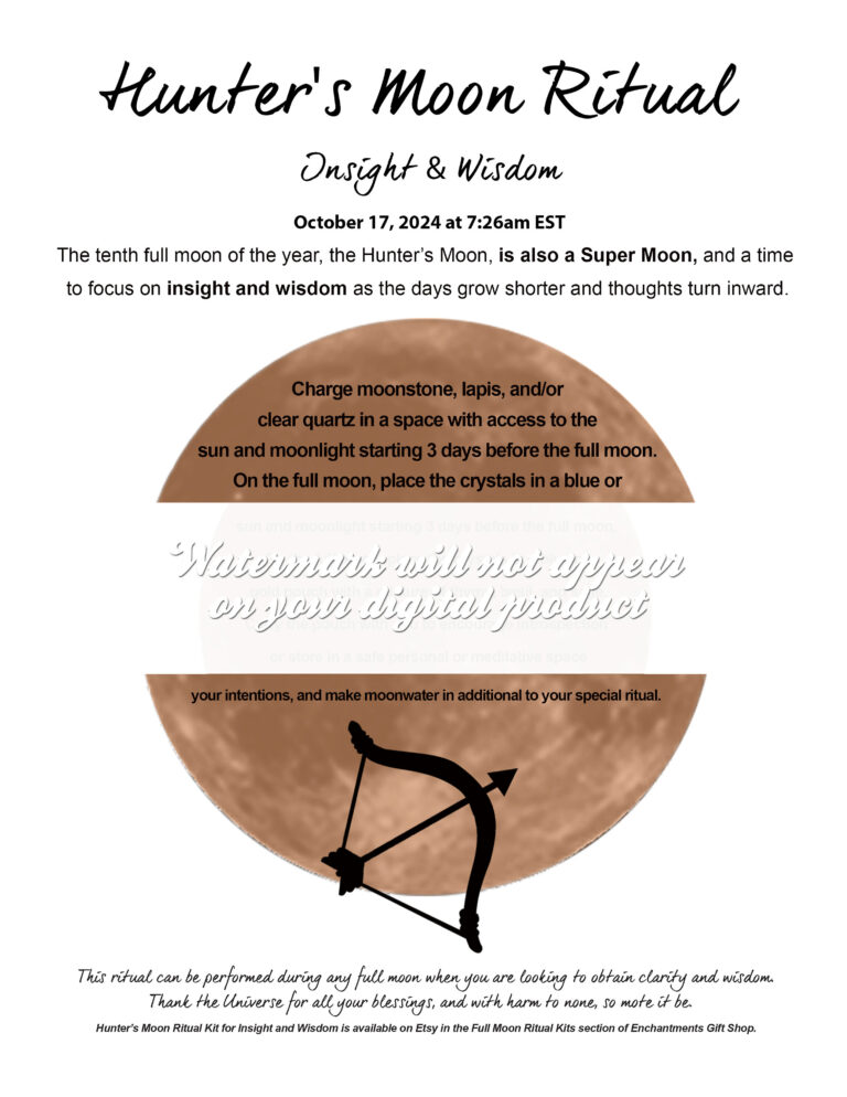 Psychic Medium Rebekah Lee Ives - Full Moon in October 2024 – Hunter’s Moon